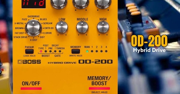 Boss OD-200 Hybrid Drive